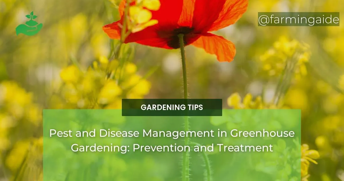 Pest and Disease Management in Greenhouse Gardening: Prevention and ...